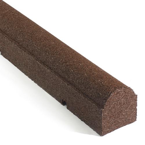 Rubber Playground Border Edging - 4in x 4in x 92in — Material Warehouse
